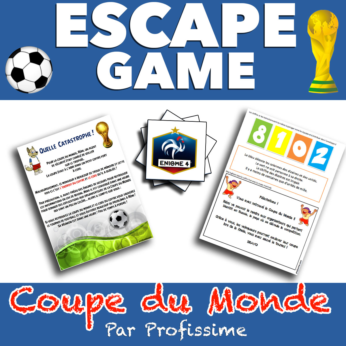 ESCAPE GAME COUPE DU MONDE D couverte Du Monde Etude De La Langue