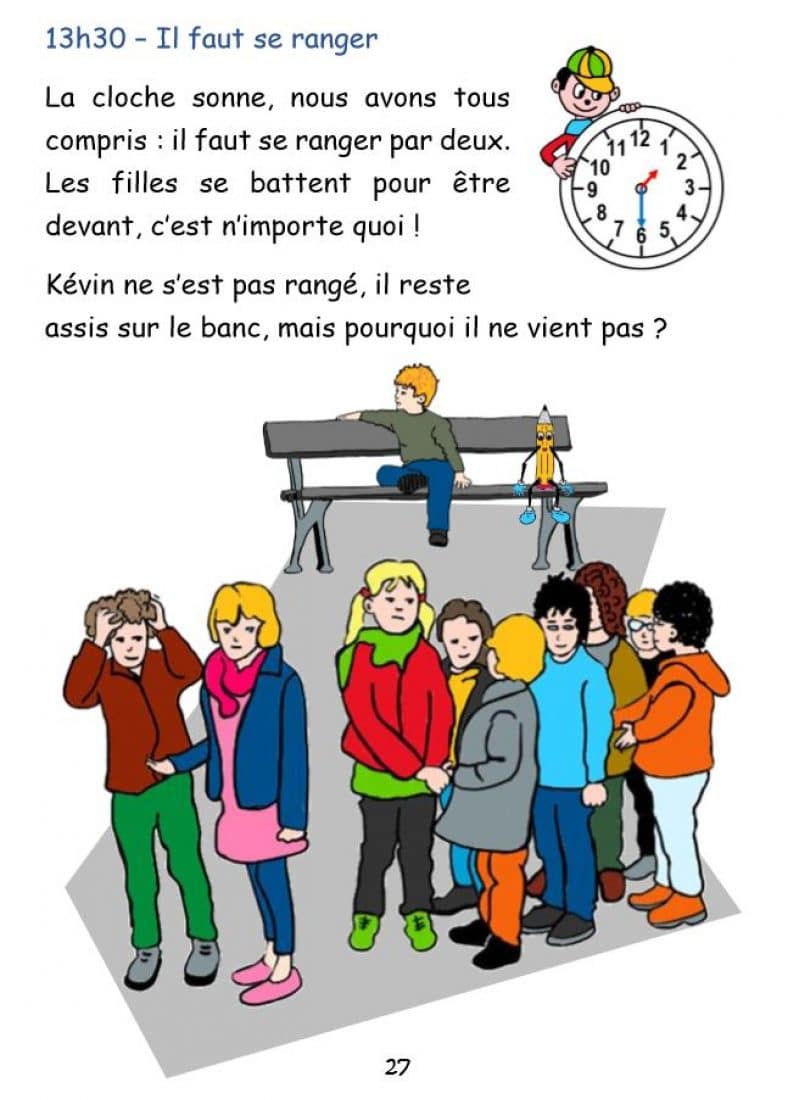 Premier jour d'école au CP - Lecture CE1, CP - La Salle des Maitres