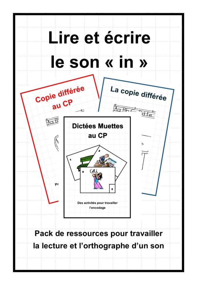 Lire et écrire le son "in" au CP - Ecriture, Lecture CP - La Salle des ...