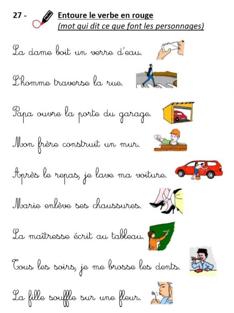 Des mots pour construire des phrases (la grammaire au CP) - Ecriture ...