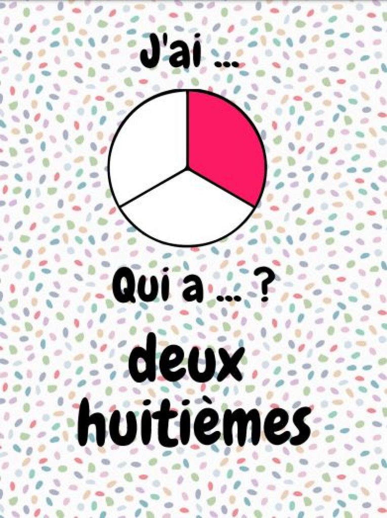 J'ai ... Qui a ... ? des fractions - Jeux, Mathématiques CM1, CM2 - La ...