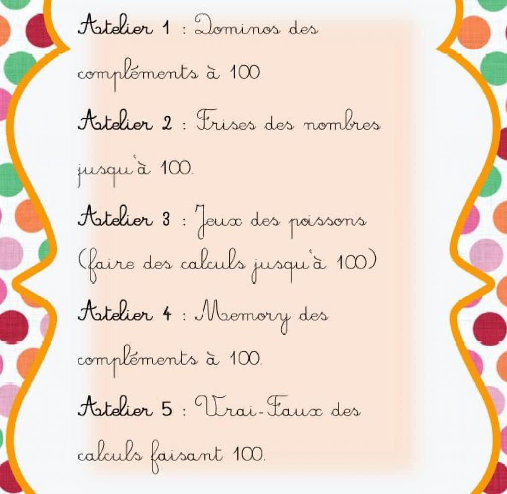Pack d'ateliers autour du nombre 100 - Mathématiques CE1, CP - La Salle ...