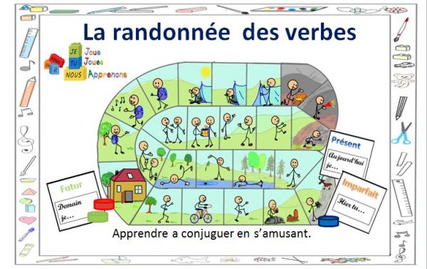 Jeu de conjugaison, La randonnée des verbes - Etude de la Langue, Jeux ...