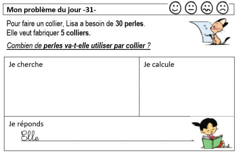 Pack de mini problèmes de mathématiques CE1 / CE2 - Mathématiques CE1 ...