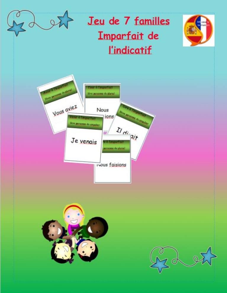 Jeu des 7 familles de l'imparfait - Etude de la Langue, Jeux CE2, CM1 ...