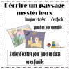 Décrire un paysage mystérieux - Ecriture, Jeux, Production écrite CE1 ...