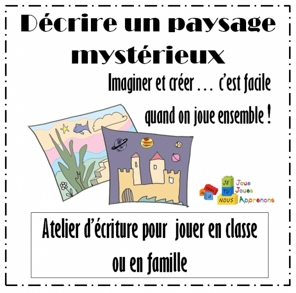 Décrire un paysage mystérieux - Ecriture, Jeux, Production écrite CE1 ...