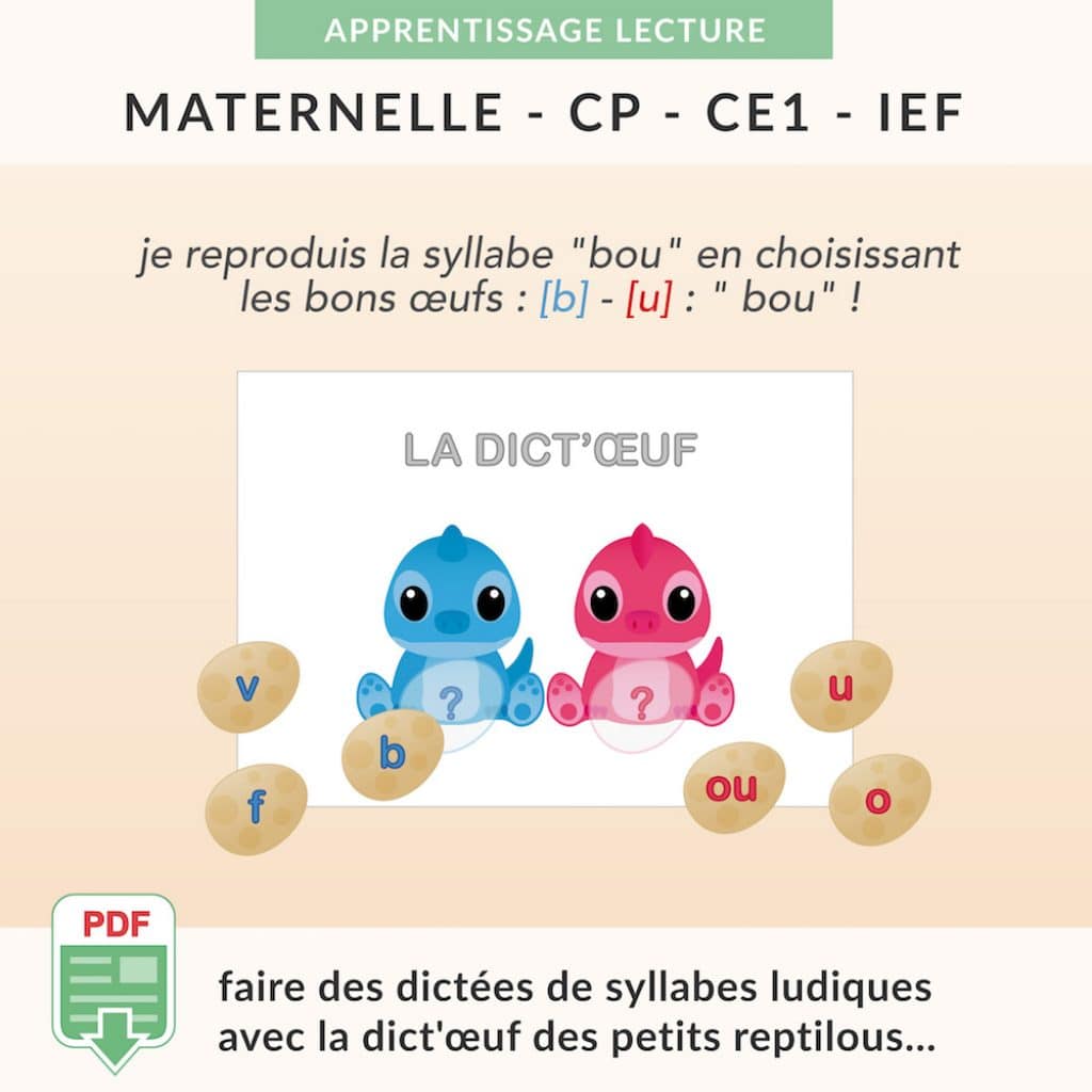 Vidéos Syllabes : éveil de la conscience phonologique - Lecture CE1, CP ...