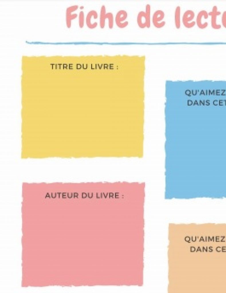 Fiche de lecture - Lecture CE1, CE2, CM1, CM2, CP - La Salle des Maitres