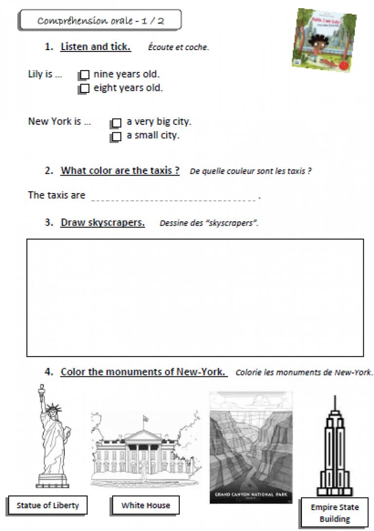 Anglais - Phonologie & compréhension orale : Hello, I'm Lily from New ...