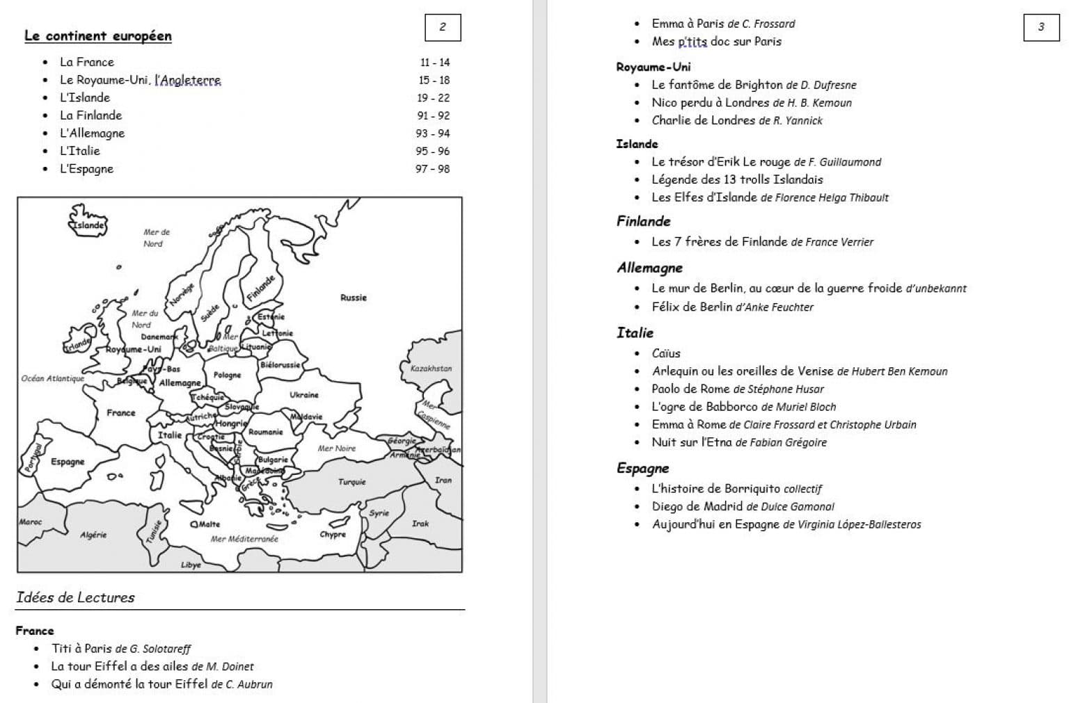 Partons en voyage faire un tour du monde - Geographie, Lecture CE1, CE2 ...