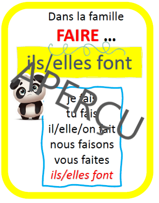 Jeu des 7 familles - conjugaison - CE1, CE2, CM1, CM2 - La Salle des ...