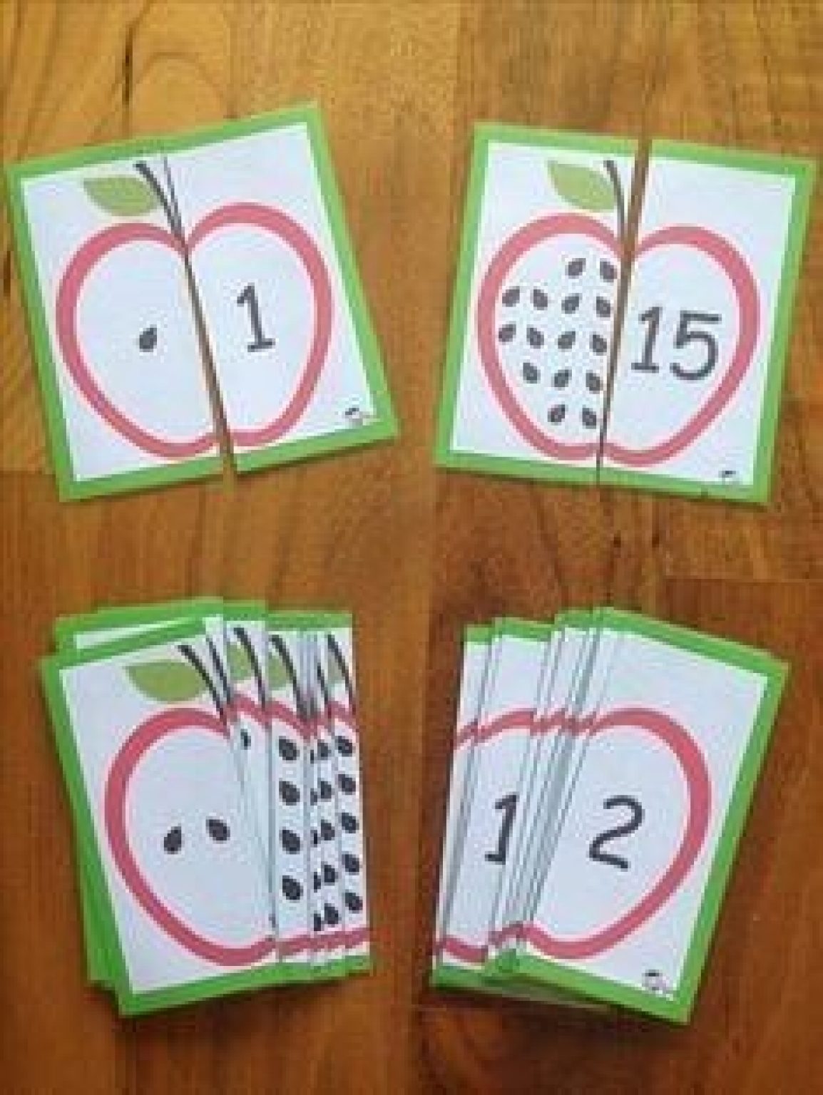 Les pommes à dénombrer - Grande Section, Maternelle, Moyenne Section ...