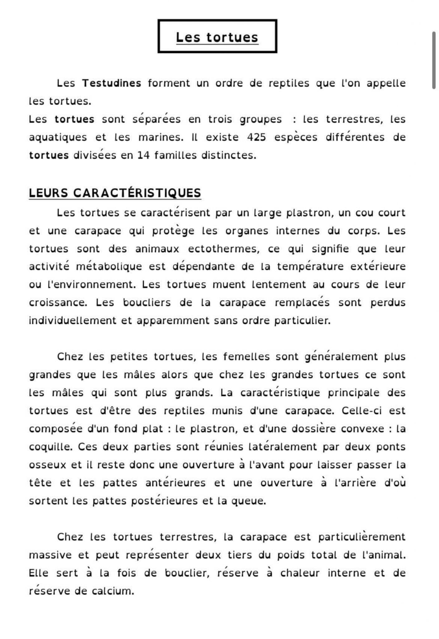 Activité lecture et lapbook sur les tortues - Lecture, Sciences CE1 ...