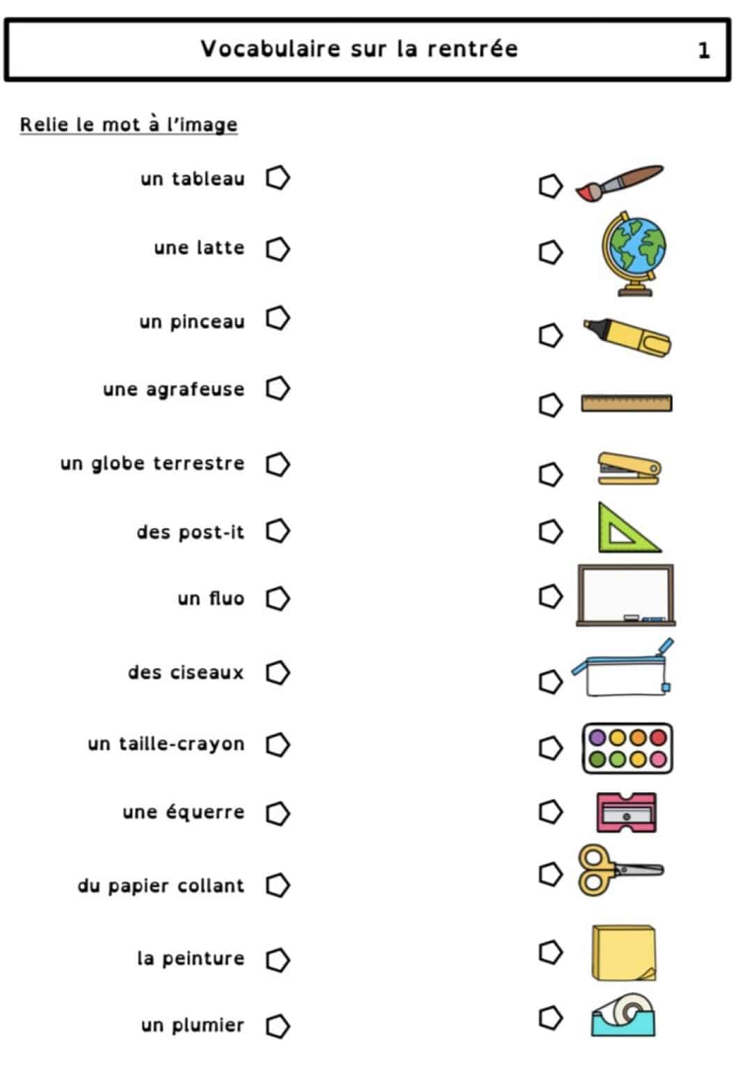 Mur de mots / vocabulaire / exercices - CP - La Salle des Maitres