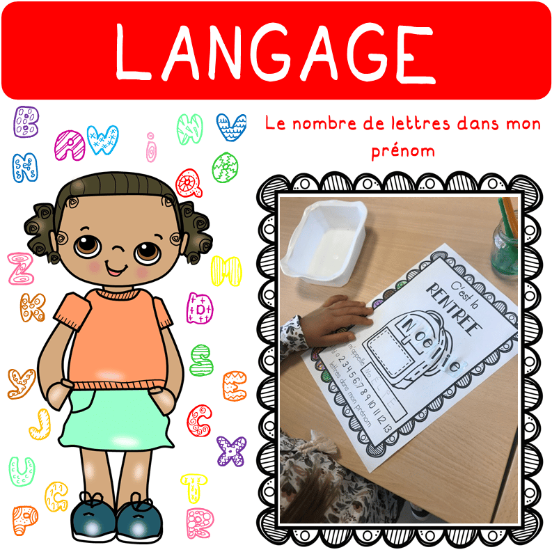 les lettres de mon prénom - Etude de la Langue Maternelle - La Salle ...