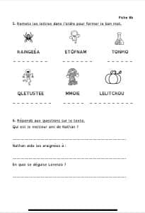 Dossier de lecture et compréhension sur Halloween - Ecriture, Lecture ...