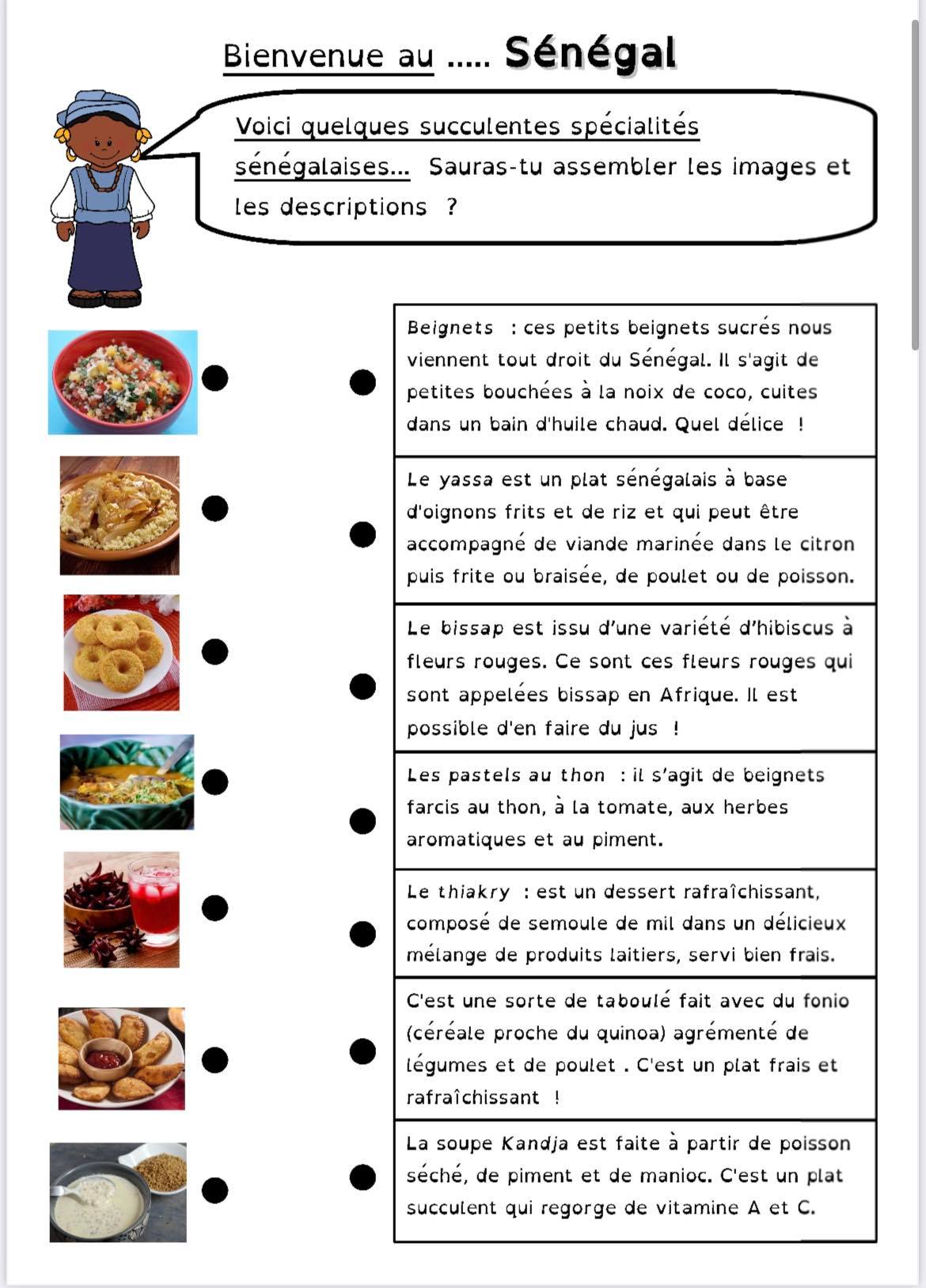 Tour du Monde : le Sénégal - Geographie CE1, CP - La Salle des Maitres