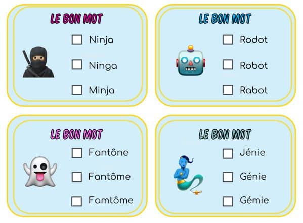 Le bon mot - Lecture CE1, CE2, CP - La Salle des Maitres