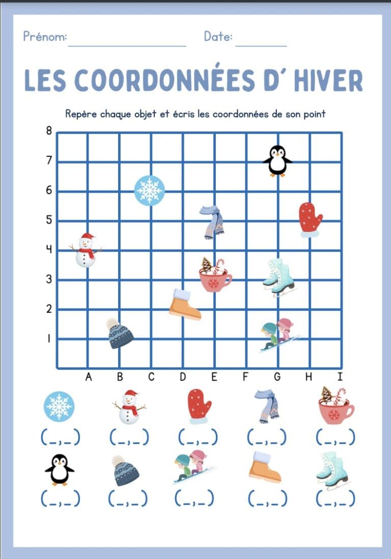 Livret Activités L' hiver ENSEMBLE - Etude de la Langue, Mathématiques ...