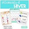 Vêtements de l' Hiver - Etude de la Langue, Production écrite CE1, CE2 ...
