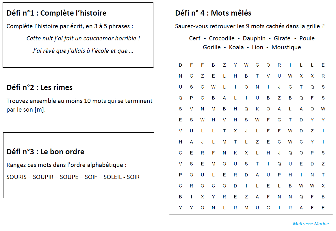 Défis français (CM1-CM2) - Pour les enseignants, CM1, CM2 - La Salle ...