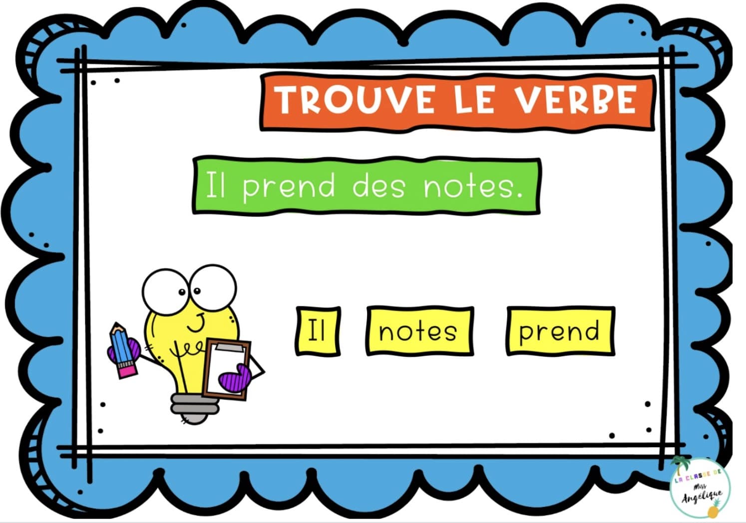 GOOGLE SLIDES Identifier un Verbe SET 1 - Autonomie, Etude de la Langue ...