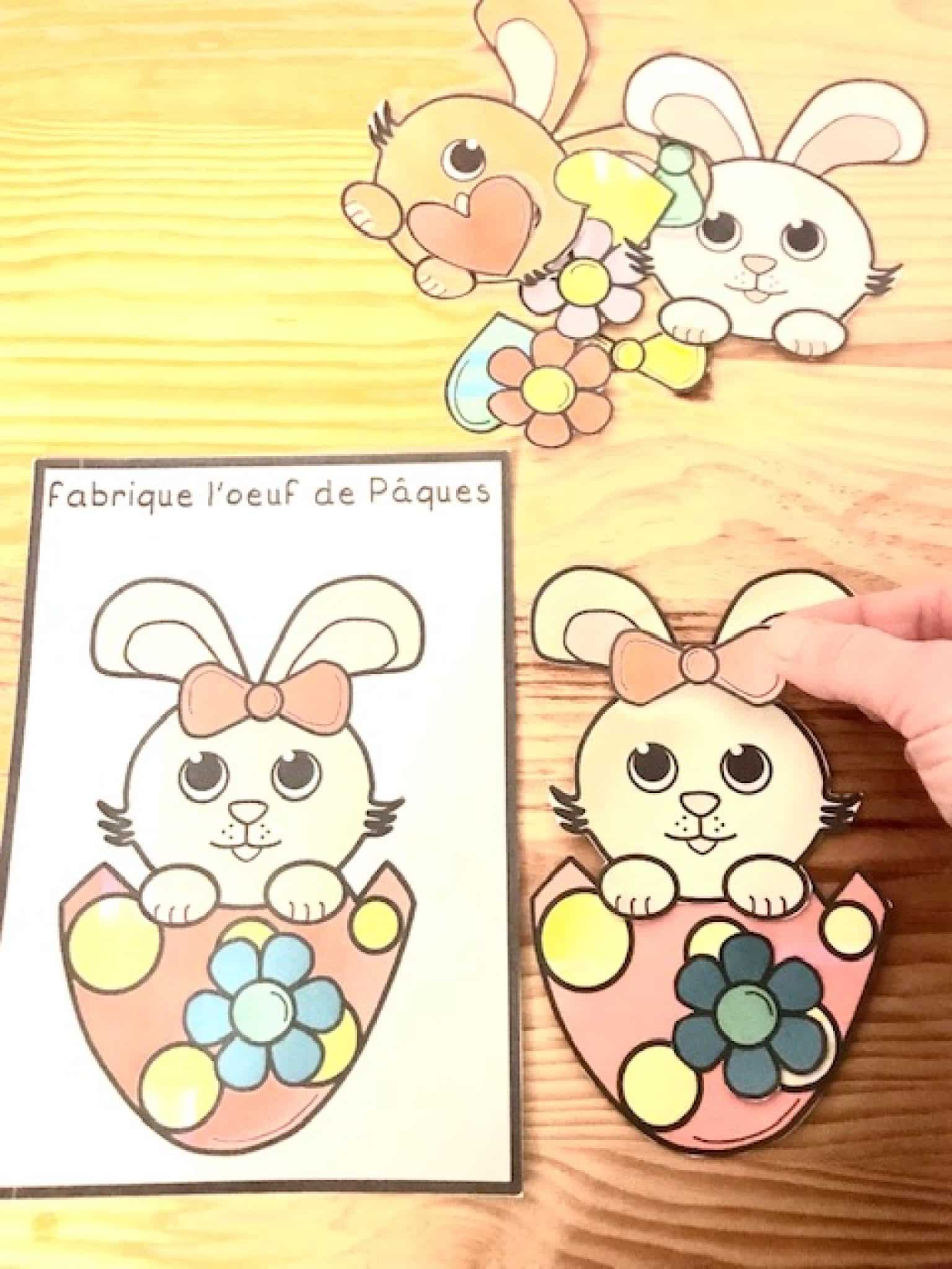 Jeu du lapin de Pâques - Découverte du Monde, Jeux, Mathématiques ...