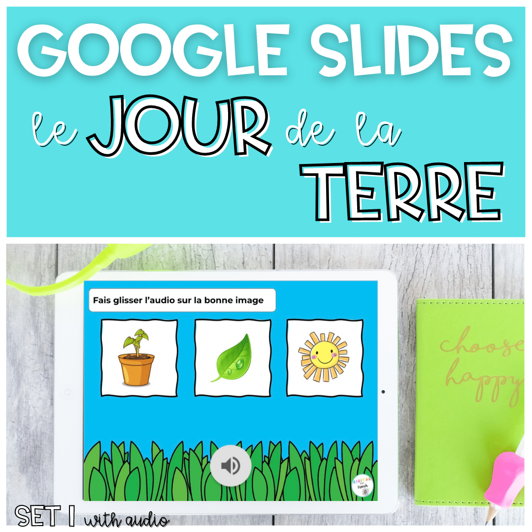 GOOGLE SLIDES Jour de la Terre SET 1 - Autonomie, Etude de la Langue ...