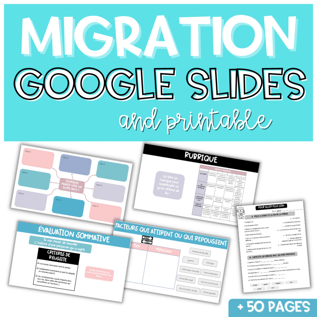 GOOGLE SLIDES Immigration | Papier & Numérique - Découverte du Monde ...
