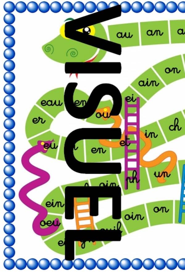 Jeu des serpents et des échelles : Les Graphèmes - Ecriture, Lecture CP ...