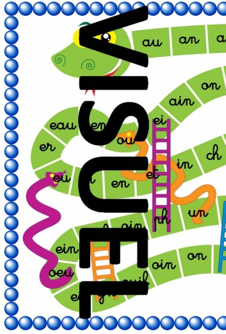 Jeu des serpents et des échelles : Les Graphèmes - Ecriture, Lecture CP ...