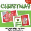 Christmas Vocabulary Activities GOOGLE SLIDES Noël en anglais SET 4 ...