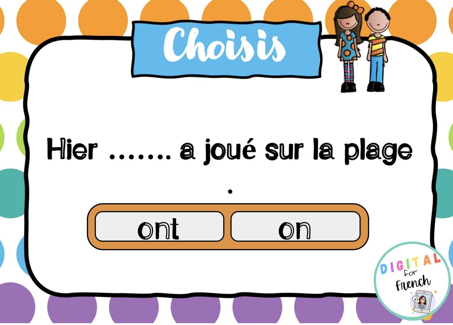 GOOGLE SLIDES Homophones Homonymes ON ONT - Etude de la Langue, Lecture ...