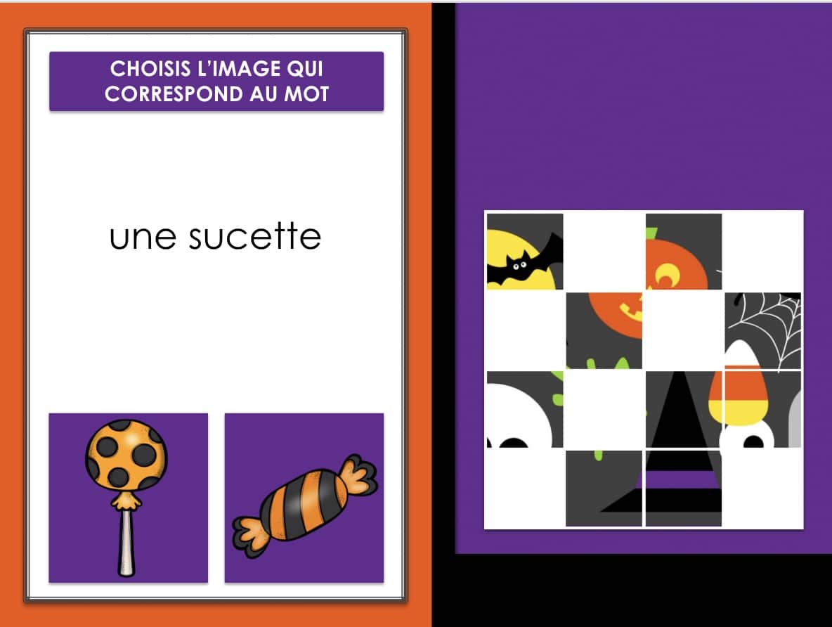 Halloween GOOGLE SLIDES Lecture SET 2 - Etude de la Langue CE1, CE2 ...