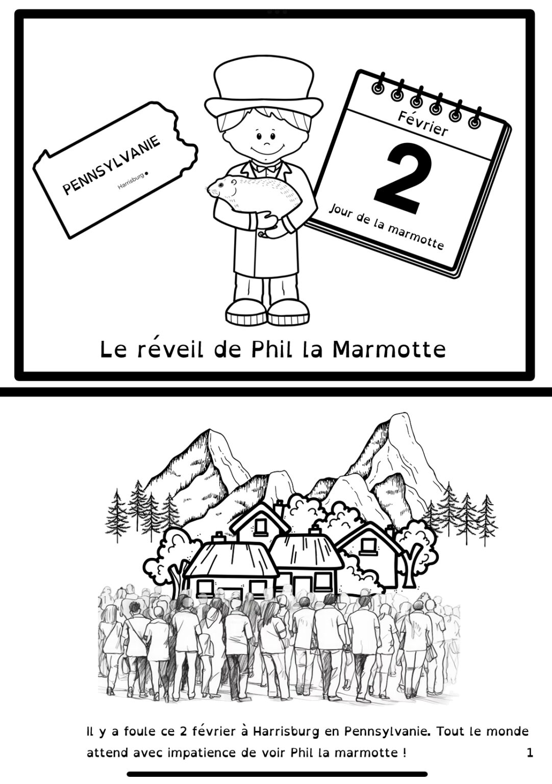 Le jour de la Marmotte - Geographie, Lecture CE1, CE2, CP - La Salle ...