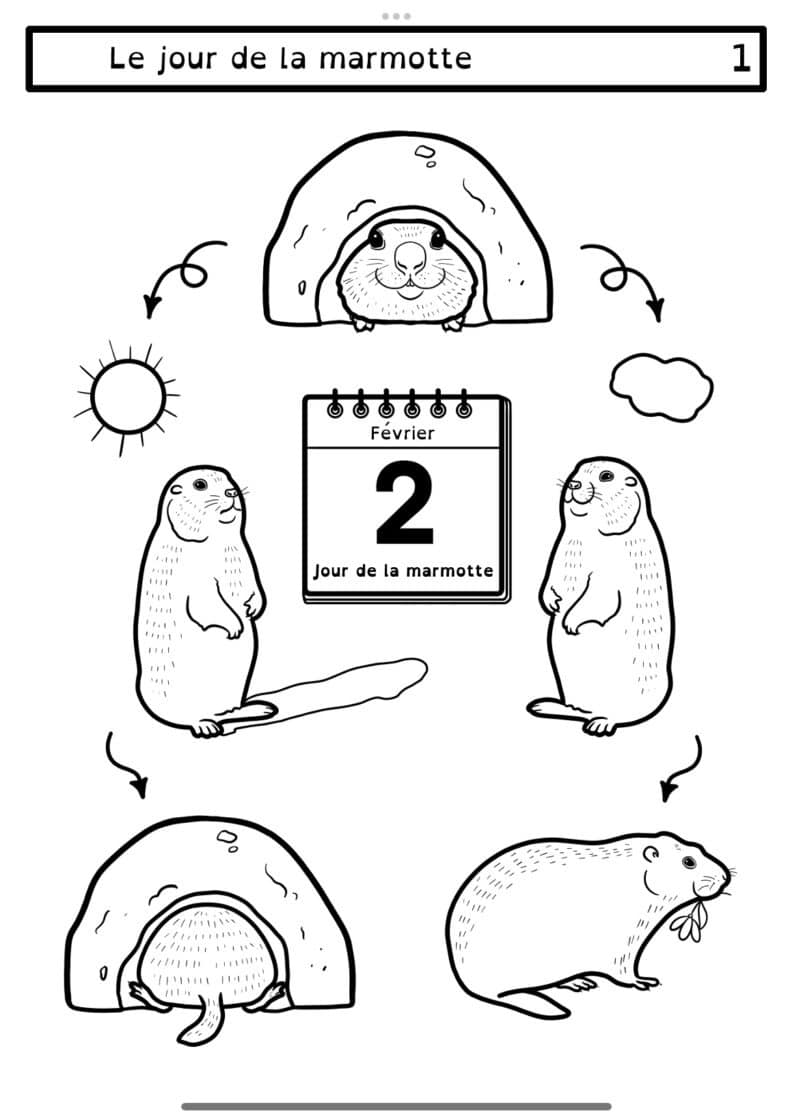 Le jour de la Marmotte - Geographie, Lecture CE1, CE2, CP - La Salle ...
