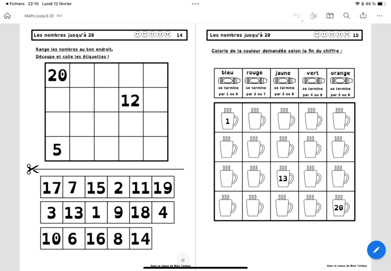 Fichier exercices mathématiques jusqu’à 20 - Mathématiques CP - La ...