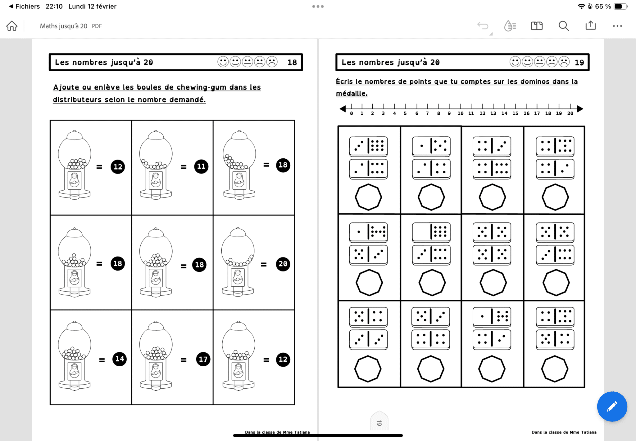 Fichier exercices mathématiques jusqu’à 20 - Mathématiques CP - La ...