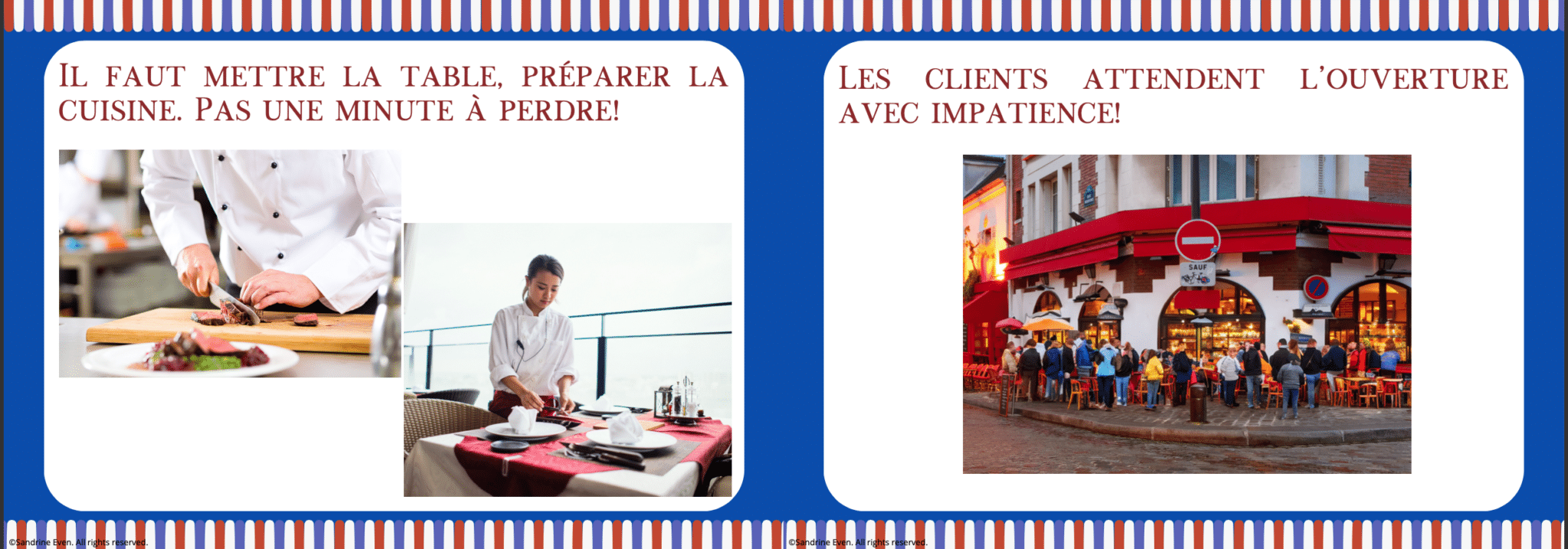 Jeu de rôles: Au Restaurant - Jeux CE1, CE2, CP - La Salle des Maitres