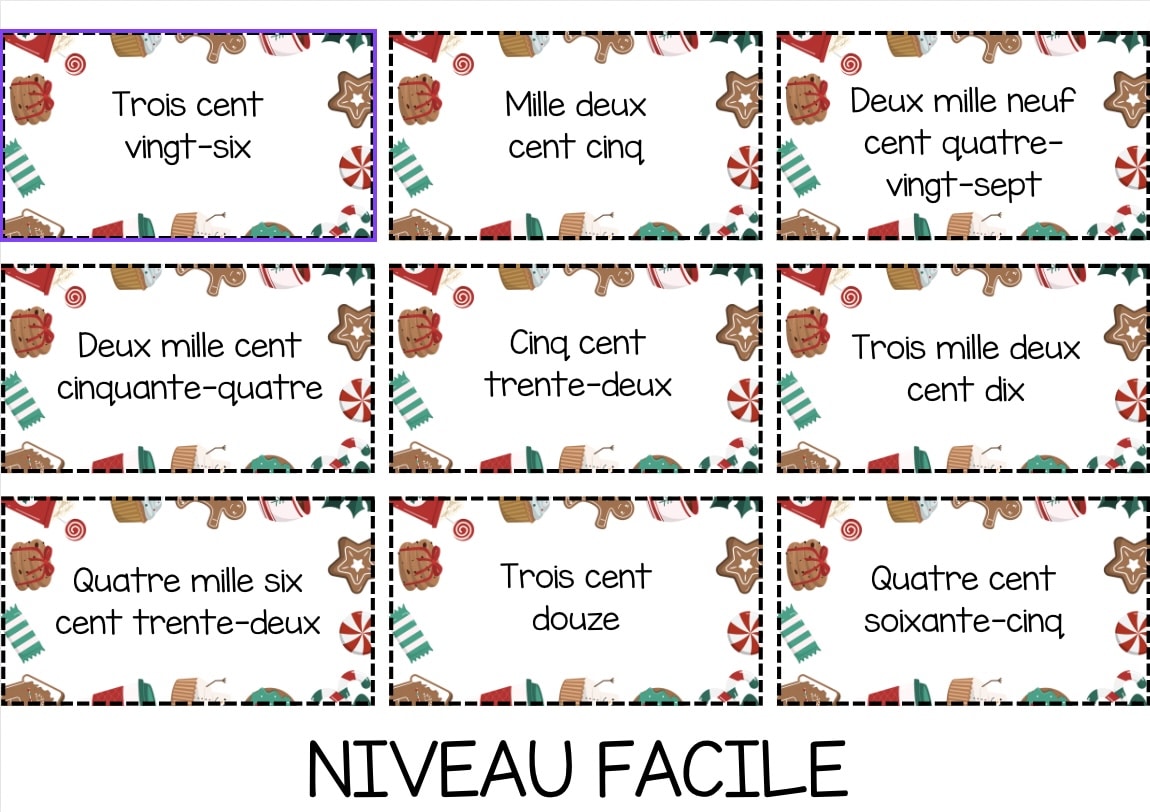 Écris le nombre Fiches - Mathématiques, Production écrite - La Salle ...