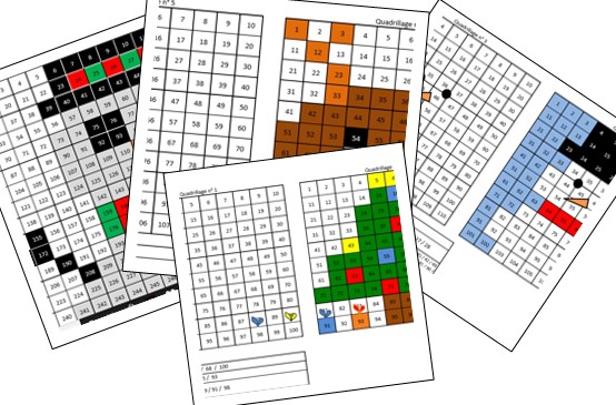 Repérage sur quadrillage - CP, Grande Section - La Salle des Maitres